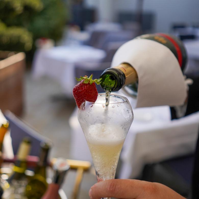 Wine cellar | La Table de l’Ermitage | Restaurant